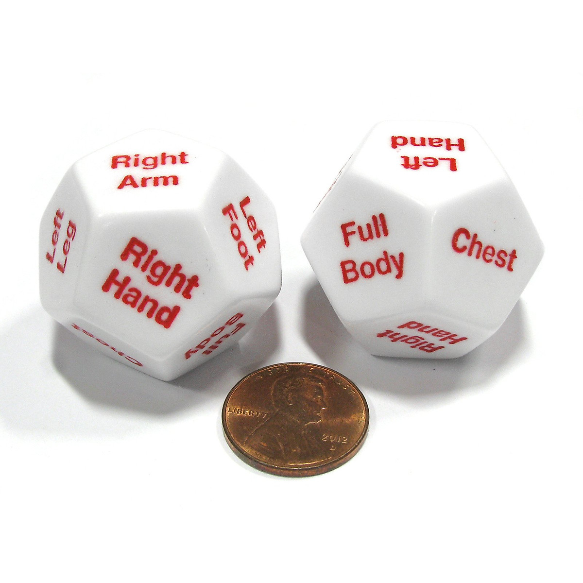 Koplow Games 2 x D12 28mm Critical Location Body Hit Dice