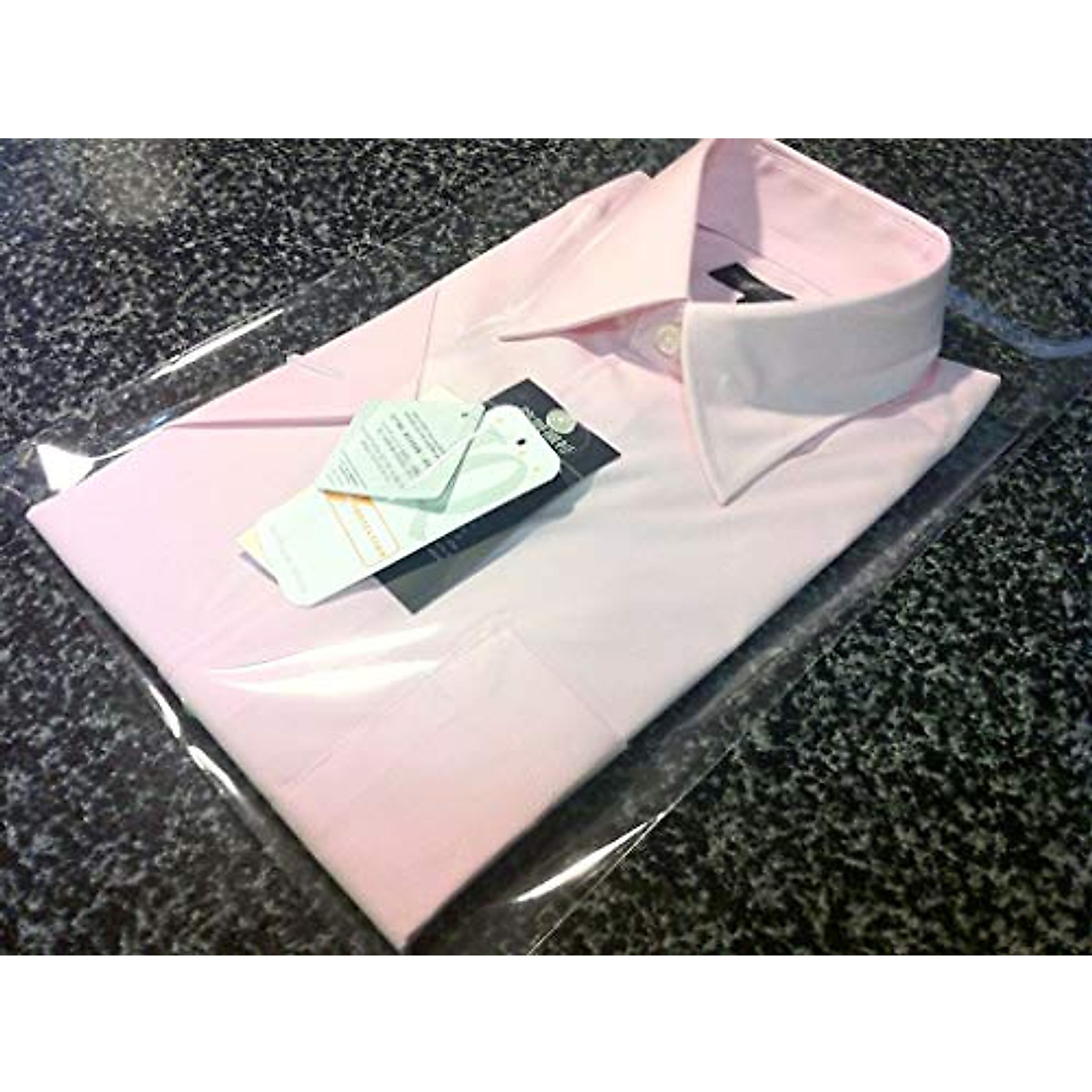 UNIQUEPACKING 100 Pcs 8 7/16 X 10 1/4 Clear Resealable Cello Cellophane Bags for 8x10 Print Mat Matting