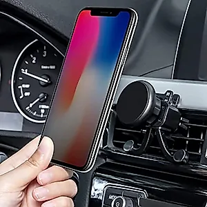 Air Vent Phone Holder, Magnetic Car Mount Phone Holder Cradle for iPhone 13/13 Pro/13 Pro Max/13 Mni/12/Mini/Pro Max/11/11 Pro/XR/ X/8 Galaxy S10/S9/S8/S7/S6/S5, LG and More