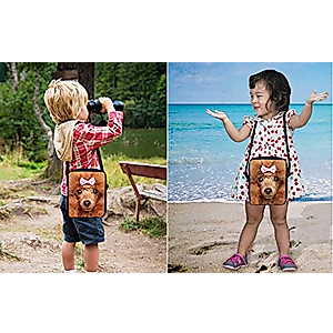 ZFRXIGN Cat Crossbody Bag for Kids Girls Black Purse Cell Phone Wallet Holder Satchel Women's Shoulder Bag Handbag School Kitten Deflected Tigers