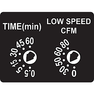 Delta Electronics (Americas) Ltd. SIG80-110DLED BreezSignature BreezSignature-SIG80-110DLED-80/110 Exhaust Fan/LED Night-Light with Dual Speed, 80/110 CFM