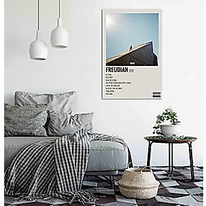 Aorozhi Daniel Caesar Poster Music Album Cover Poster Canvas Art Wall Pictures for Modern Office Decor Prints 12" x 18" Unframed