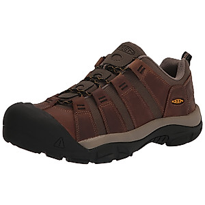 KEEN Men's Newport Durable Breathable Low Height Hiking Shoes, Toasted Coconut/Old Gold, 9.5