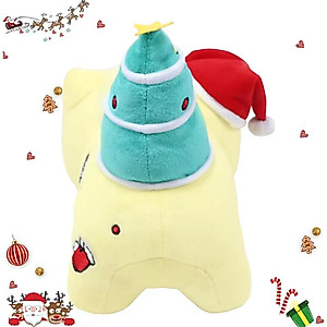 LSYEE Christmas Limited Edition Cute Plant-Like Animal Plush Toy - Christmas Tree on Back & Snowman Design | Perfect for Christmas & Birthday Gifts | Great for Kids | Cartoon Style Plush Toy