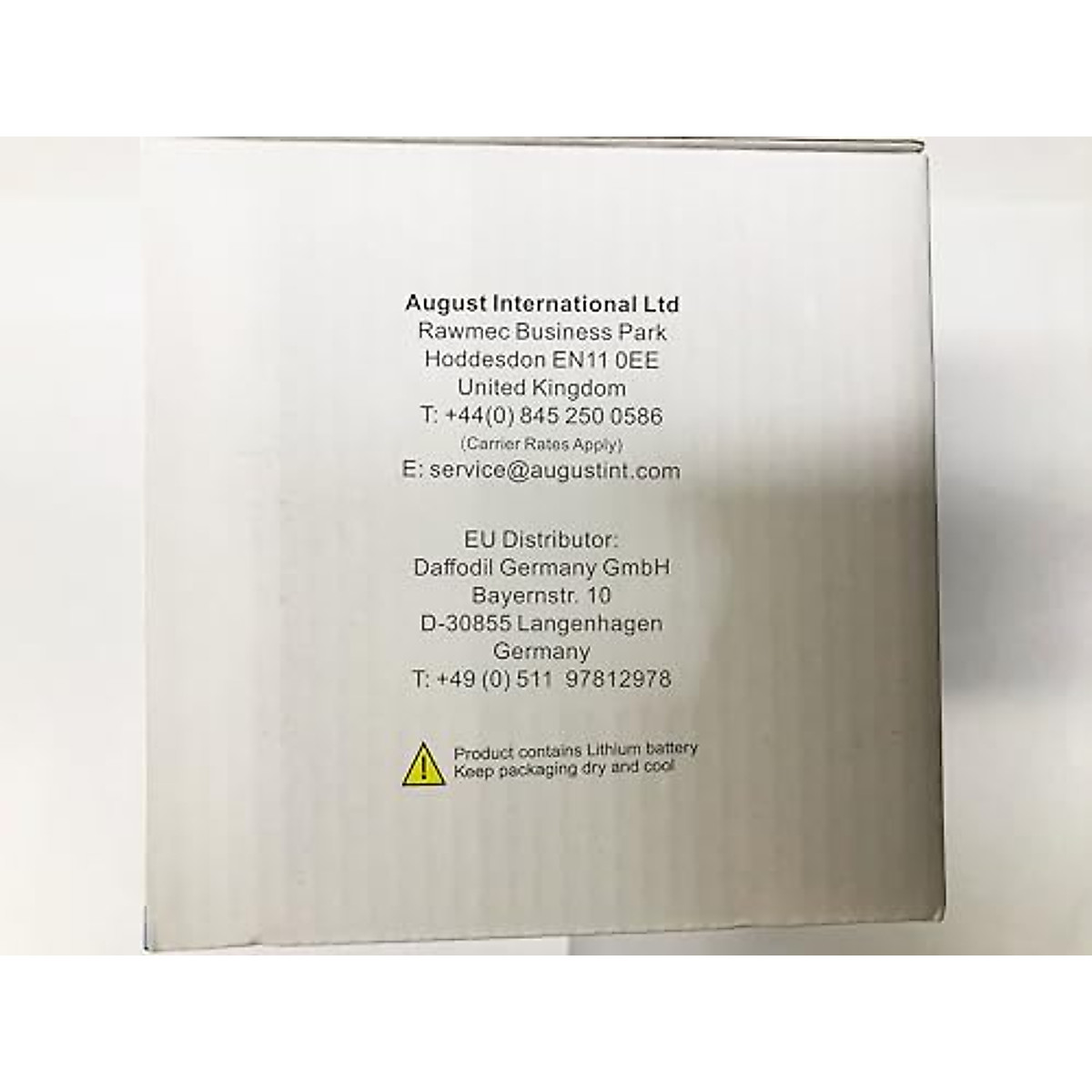 August MB300 Mini Wooden MP3 Stereo System and FM Clock Radio, with Card Reader, USB Port & AUX Jack (3.5mm Audio In), 2 x 3W Powerful Hi-Fi Speakers and Built-in Rechargeable Battery