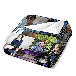 Ultra Soft 3D Blanket Microfiber Plush Throw Blankets Lightweight Warm Durable Sofa Couch Decor Beding for Kids Adults (ht-1, 50''x 40'')