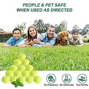 Jifeineng 15 Pack Snake Away Repellent Ball for Yard Powerful Pet Children Safe Outdoor Use Snake Be Gone