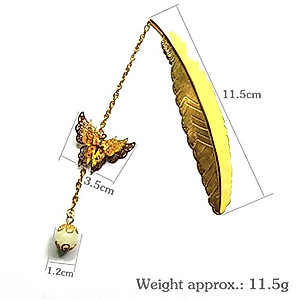 Bookmarks for Women Men,Metal Bookmark for Book Lovers, Luminous Book Marks with Gift Box fit Kids Girls Reading Lovers