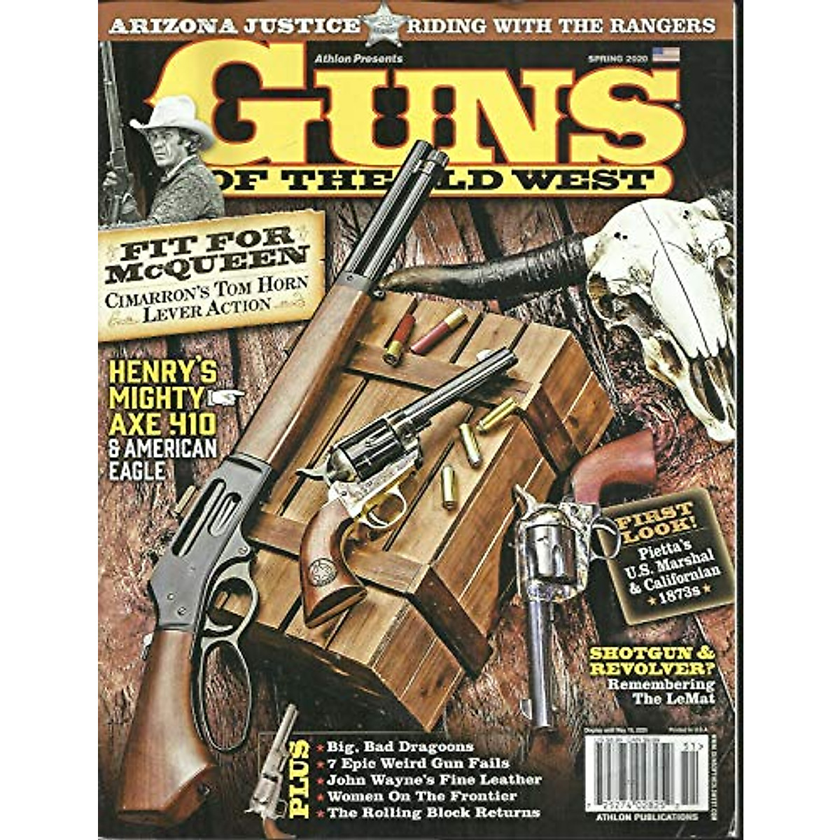 GUNS OF THE OLD WEST MAGAZINE, FIT FOR McQUEEN SPRING, 2020