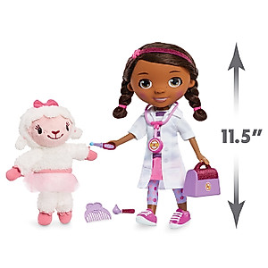 Disney Junior Doc McStuffins 10th Anniversary Time For Your Checkup Doll and Accessories, Officially Licensed Kids Toys for Ages 3 Up by Just Play