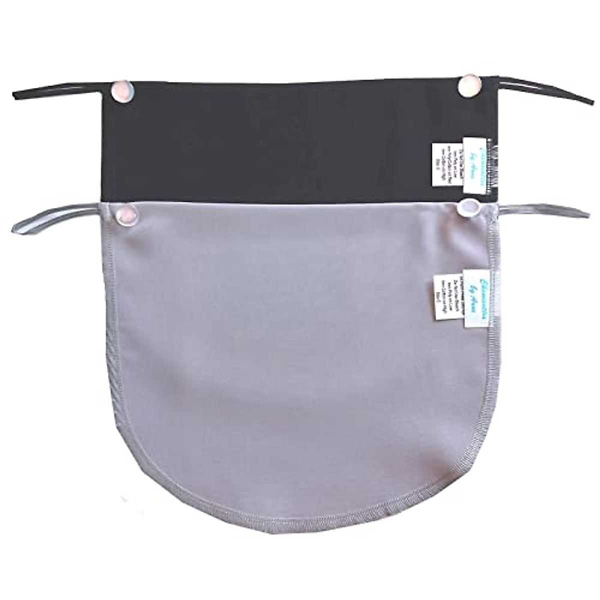 Chemisettes by Anne Modesty Panel Cleavage Cover Mock Cami Black - Grey Size B