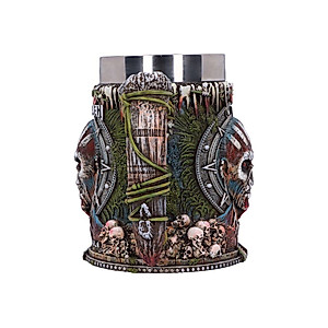 Nemesis Now Officially Licensed Iron Maiden Book of Souls Tankard, Multi Coloured, 17.5cm