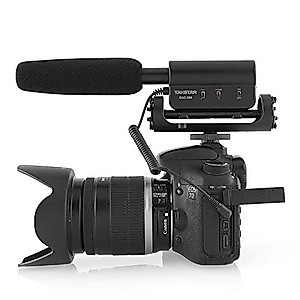 TAKSTAR SGC-598 Photography Interview Shotgun MIC Microphone for Nikon Canon DSLR Camera (Need 3.5mm Interface)Auxiliary