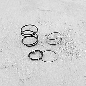 Micro Traders Set of 5 Impact Driver Bit Holder Chuck Repair Kit Compatible with DeWalt 20V DCF885 DCF886 DCF887 DCF888 N016823 N019351 N053863 N078434 N089668