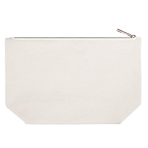 ELEGANTPARK Maid of Honor Bridesmaid Cosmetic Bag Travel Makeup Bag for Women Bridal Shower Gifts Wedding Party Pouch Zipper Canvas