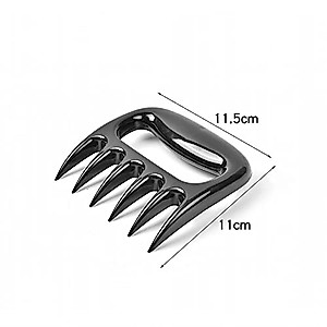 Meat Shredding Claws, Ailelan Meat Claws for Making Pulled Pork, Bear Claws for Shredding Meat, Professional Smoker Grill Accessories For Shredding, Handling and Carving Delicious Foods