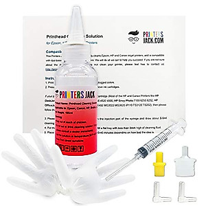 Inkjet Printers Printhead Cleaning Kit for Epson WF-3640 WF-7620 WF-3620 WF-2750 WF-7610 WF-2650 WF-7710 ET-2650 ET-2550 C88 R2000 R2880 XP-420 XP-320 XP-410 XP-420 Liquid Printers