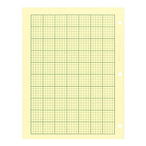 National Computation Pad, 5 x 5 Quad Ruling and Unruled, 8.5" x 11", 100 Sheets (42382)