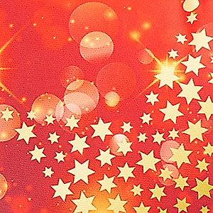 Violet Linen Seasonal Xmas Christmas Holiday Harmony Pattern, Polyester, Super soft feel faux suede fabric, digital print, Stars, 18 Inch x 18 Inch, Square, Decorative Accent Throw Pillow