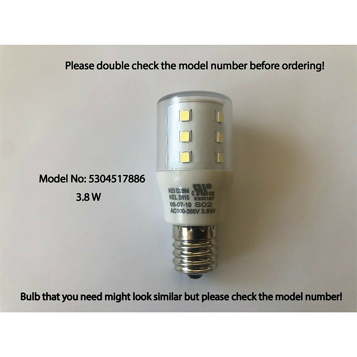 Amesias 5304509249 Genuine OEM Replacement 5304517886 Refrigerator Light Led