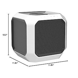 PHILIPS X7207 Bluetooth Party Cube Speaker with 360° Party Lights - Link up to 50 Speakers, Black