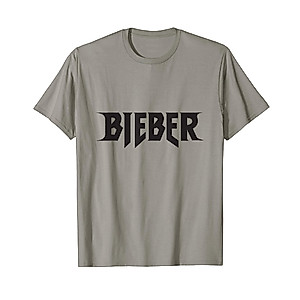Justin Bieber Black Bieber Logo T-Shirt