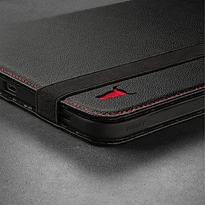 TORRO Case Compatible with iPad 11th / 10th Generation – Genuine Leather iPad 11th / 10th Gen (2025/2022) Case with Stand Function and Wake/Sleep Function (Black)