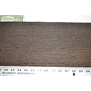 Fumed Oak Raw Wood Veneer Sheet 8 x 44 inches 1/42nd Thick