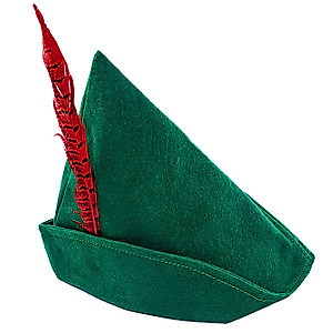 Tigerdoe Alpine Hat - German Hats with Feather - Green Tyrolean Hat - Bavarian Hat - Costume Hats (Alpine Hat)