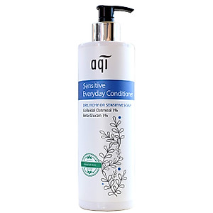 aqi Sensitive, Itchy & Dry Scalp Hair Conditioner - Paraben, Sulphate & Fragrance Free, Vegan Everyday Hair Conditioner for Men & Women - Made in Australia, 16.9 fl oz