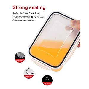 FOOYOO 56 Pcs Large Food Storage Containers Set with Lids, Airtight Plastic Containers for Pantry & Kitchen Organization, BPA-Free, Leak-Proof