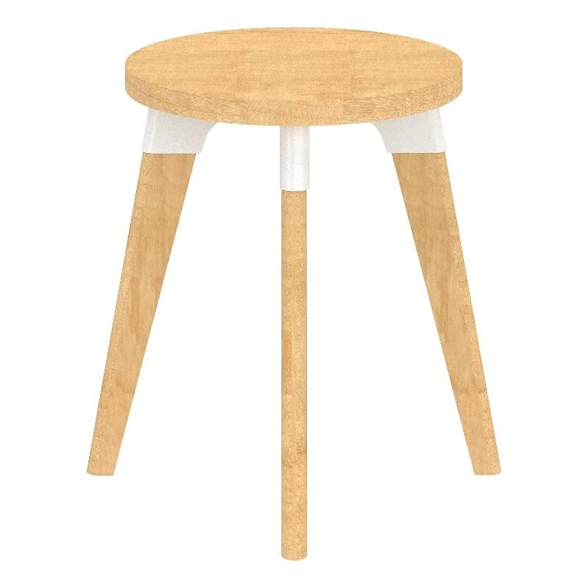 Safco RESENDTNA 14 Inch Diameter Resi Small Maple Accent Coffee Side Corner Sofa Living Room Office Lounge Bedside Nightstand End Table, Natural