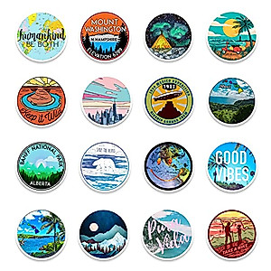 Outdoor Adventure Stickers for Kids, Stickers for Water Bottles, 100 PCS Stickers for Teens Girls, Cute Aesthetic Cool Stickers Pack, Laptop Phone Skateboard Computer Stickers, Gifts for Kids