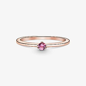 PANDORA Pink Solitaire Ring