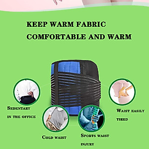 LSRRYD Adjustable Neoprene Back Support Belt Back Brace Support Belt Lumbar Support Belt for Back Pain Back Support Brace for Pain Relief and Injury Prevention (Size : XL)