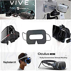 100 Pack Disposable VR Mask Sanitary VR Eye Covers Universal VR Face Mask for vr Oculus Quest 2 HTC Vive, PS VR, Gear VR Oculus Rift, etc.