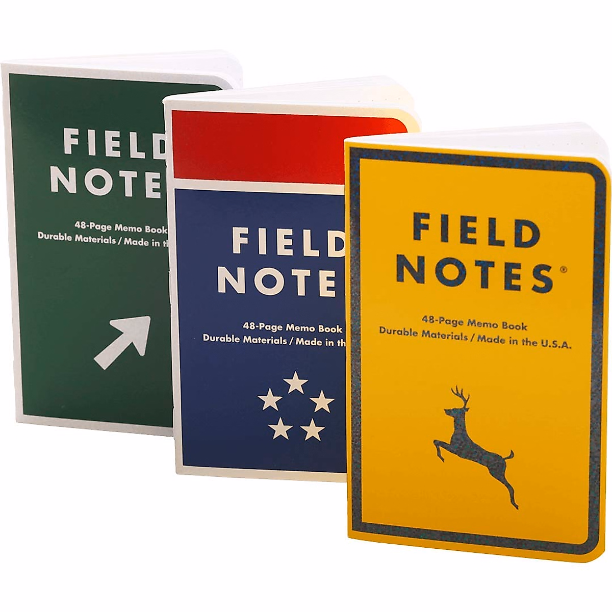 Field Notes: Mile Marker - 3 Pack - Dot-Graph Memo Books, 3.5 x 5.5 Inch