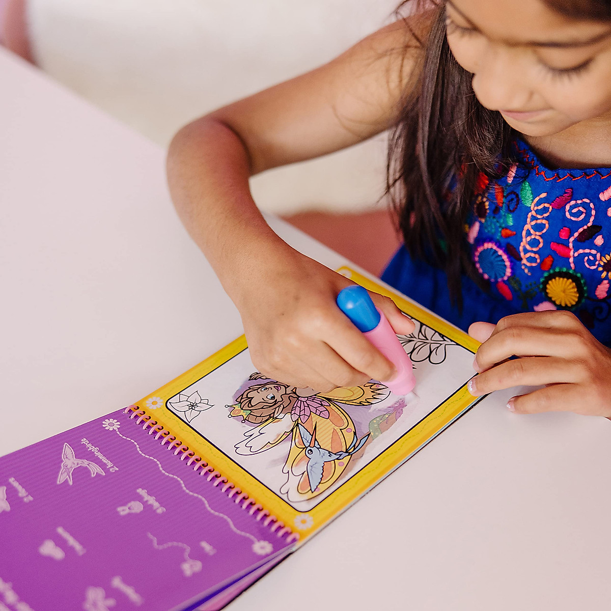 Melissa & Doug On the Go Water Wow! Reusable Water-Reveal Activity Pads, 3-pk, Colors and Shapes, Fairy Tales, Animals - Travel Toys, Stocking Stuffers, Mess Free Coloring For Kids Ages 3+