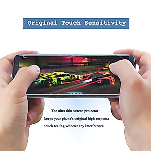 Audins [2+2 Pack Galaxy Note 10 Screen Protector, 9H Tempered Glass with Camera Lens Protector, Ultrasonic Fingerprint Support, 3D Curved, HD Clear Scratch Resistant for Samsung Galaxy Note 10 5G