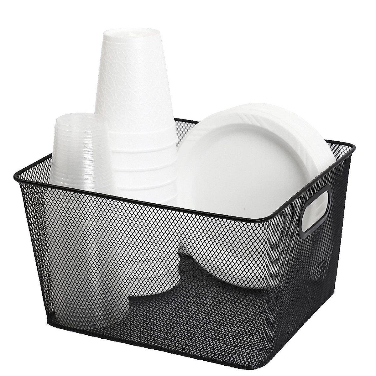 Mesh Open Bin Storage Basket Organizer for Fruits, Vegetables, Pantry Items Toys 2041 (1, 10 X 8.8 X 5.8)