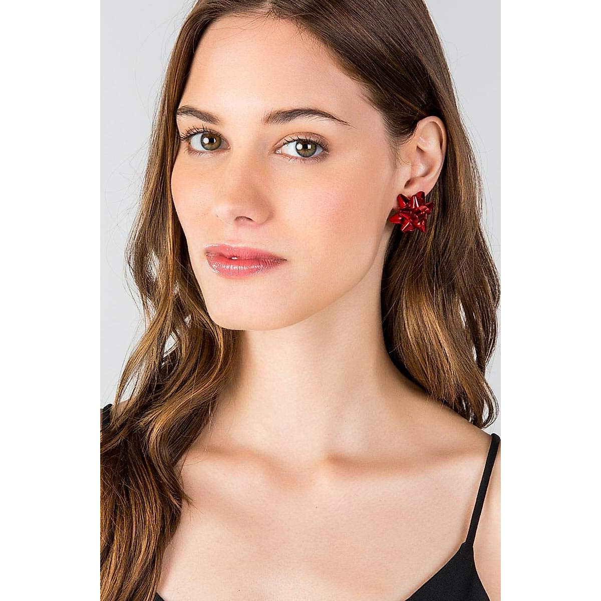 NLCAC 6 Pairs Christmas Earrings Xmas Holiday Present Bow Earrings Bulb Drop Dangle Earrings Christmas Party Jewelry