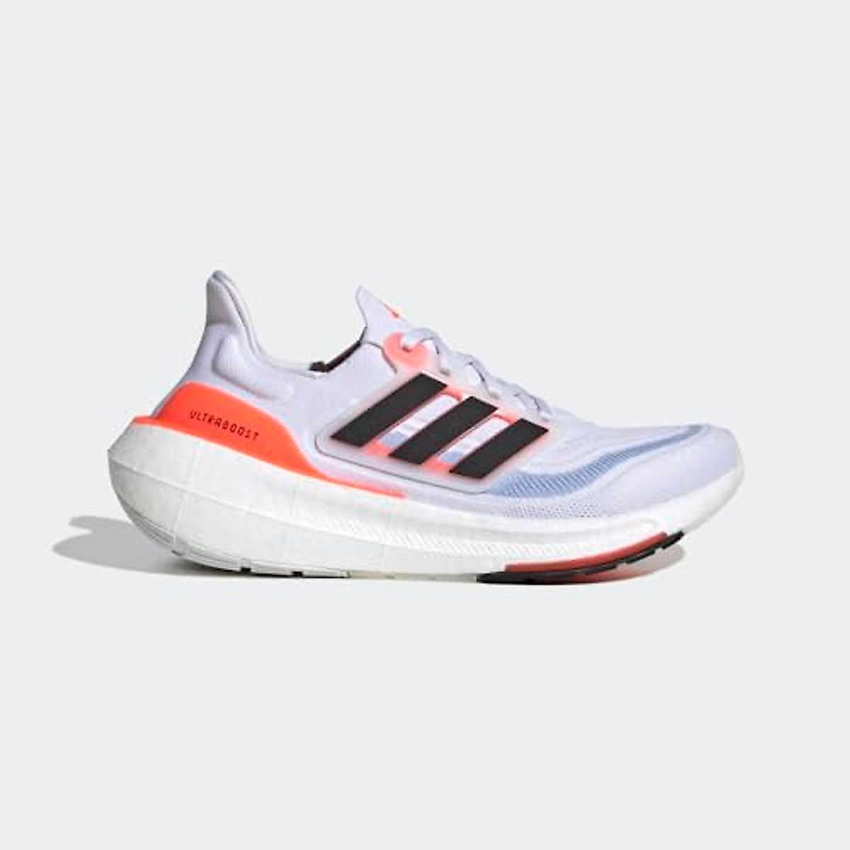 adidas Women’s Ultraboost Light Running Shoes (Ultraboost 23), White/Black/Solar Red, 9.5