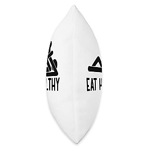 Eat Health Adult Joke Funny Sexy Saying Valentine Pun Humor Throw Pillow