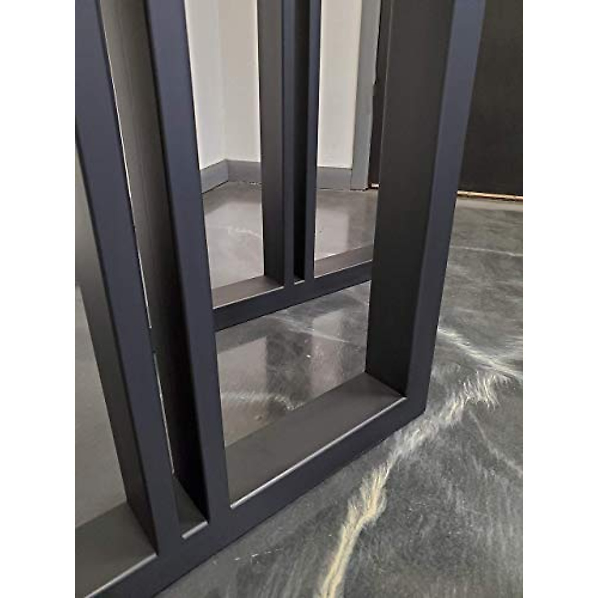 Metal Table Legs, Rectangular Columns Style - Any Size and Color