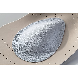 Pedag Drop | German Made | Metatarsal Pads | Anatomically Correct | Metatarsal Arch Support | Vegetable Tan Leather | Self Adhesive | White | Size X-Large, Fits EU 44-46 / US Men 11-13 | 1 Pairs