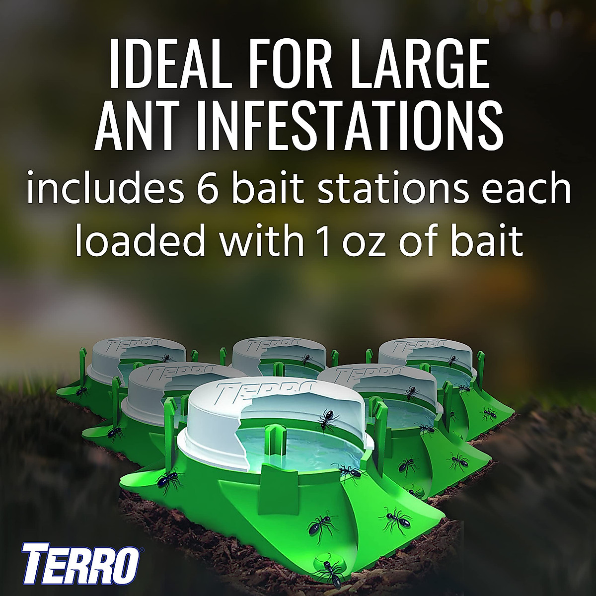 TERRO T1806SR 2-Pack Outdoor Liquid Ant Baits-12 Traps