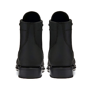 Thursday Boot Company Men's Captain Rugged and Resilient Cap Toe Boot, Black Matte, Size 10