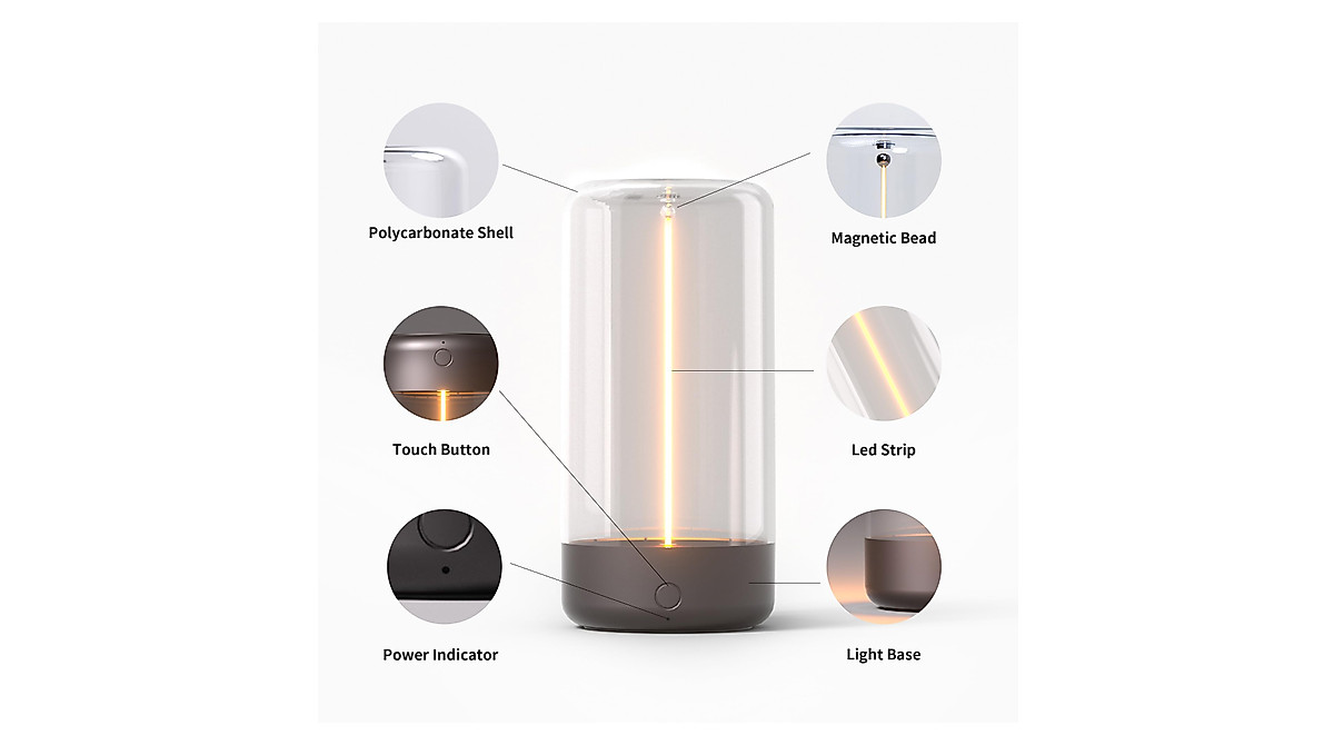 AUGE LIGHT Mini Table Lamp - Cordless & Rechargeable