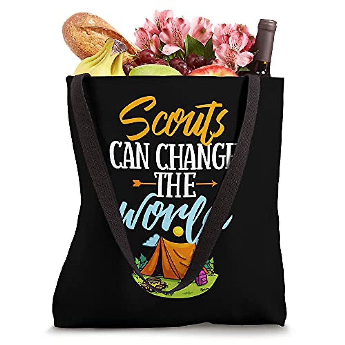 Scout Leader Scouting Guide Knots Tote Bag