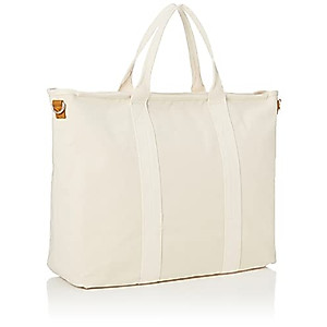 Anero Grande GIH3101 2-Way Tote Bag, Large Capacity, A3, Canvas, Ivory